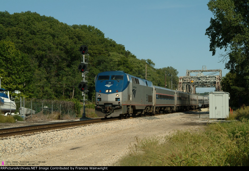 AMTK 38 WEST ON NUMBER 353 WOLVERINE